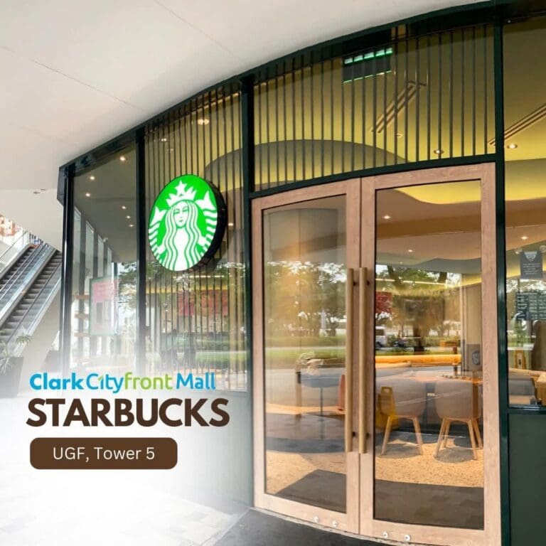 Starbucks Opens New Store at Clark Cityfront Mall – CitySurv Business ...